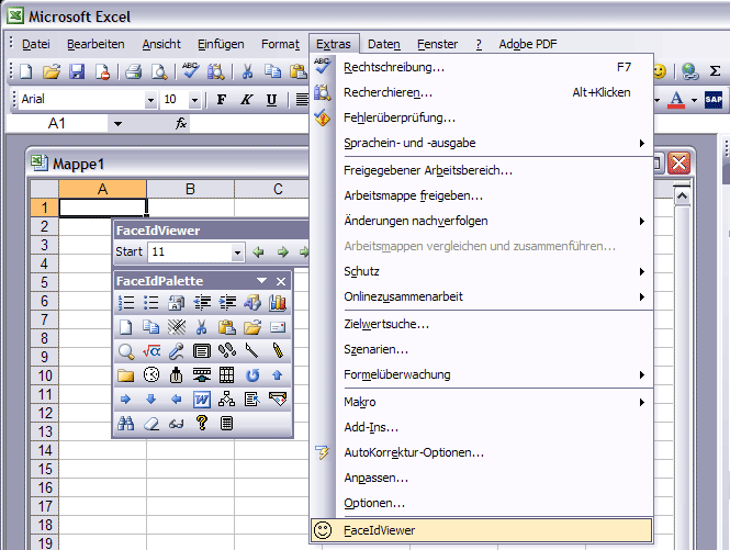 VBA – FaceId Viewer AddIn – bueltge.de [by:ltge.de]